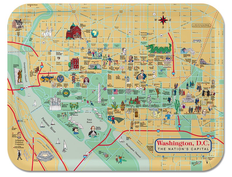 Free Printable Map Of Washington Dc - FREE Printables